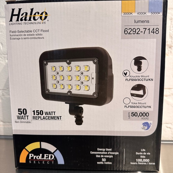 Halco | Other | Halco White Flood Led Light Fixture With Long Lifespan ...